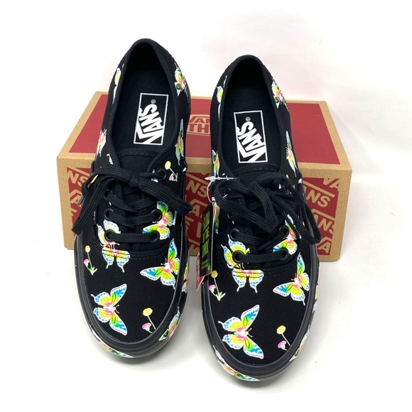 Vans | Shoes | Vans Authentic Stackform Platform Low Top Black Canvas ...